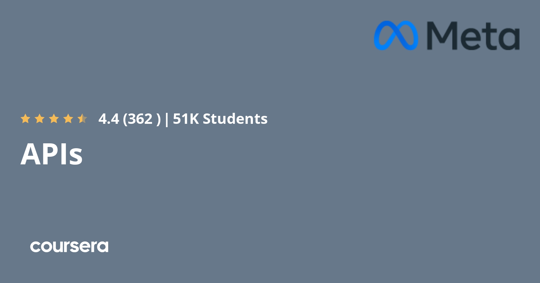 APIs | Coursera