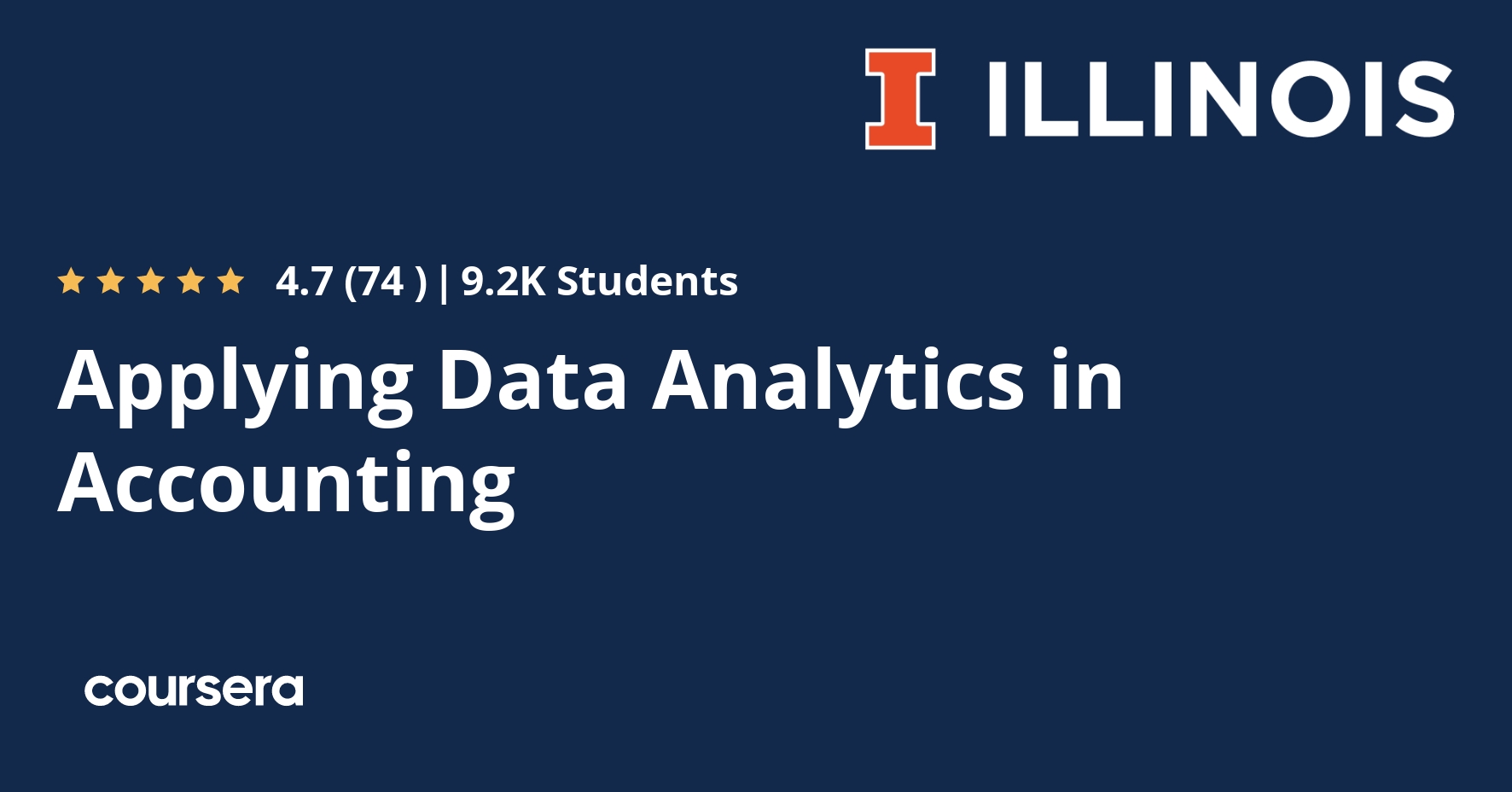 Applying Data Analytics In Accounting Coursya