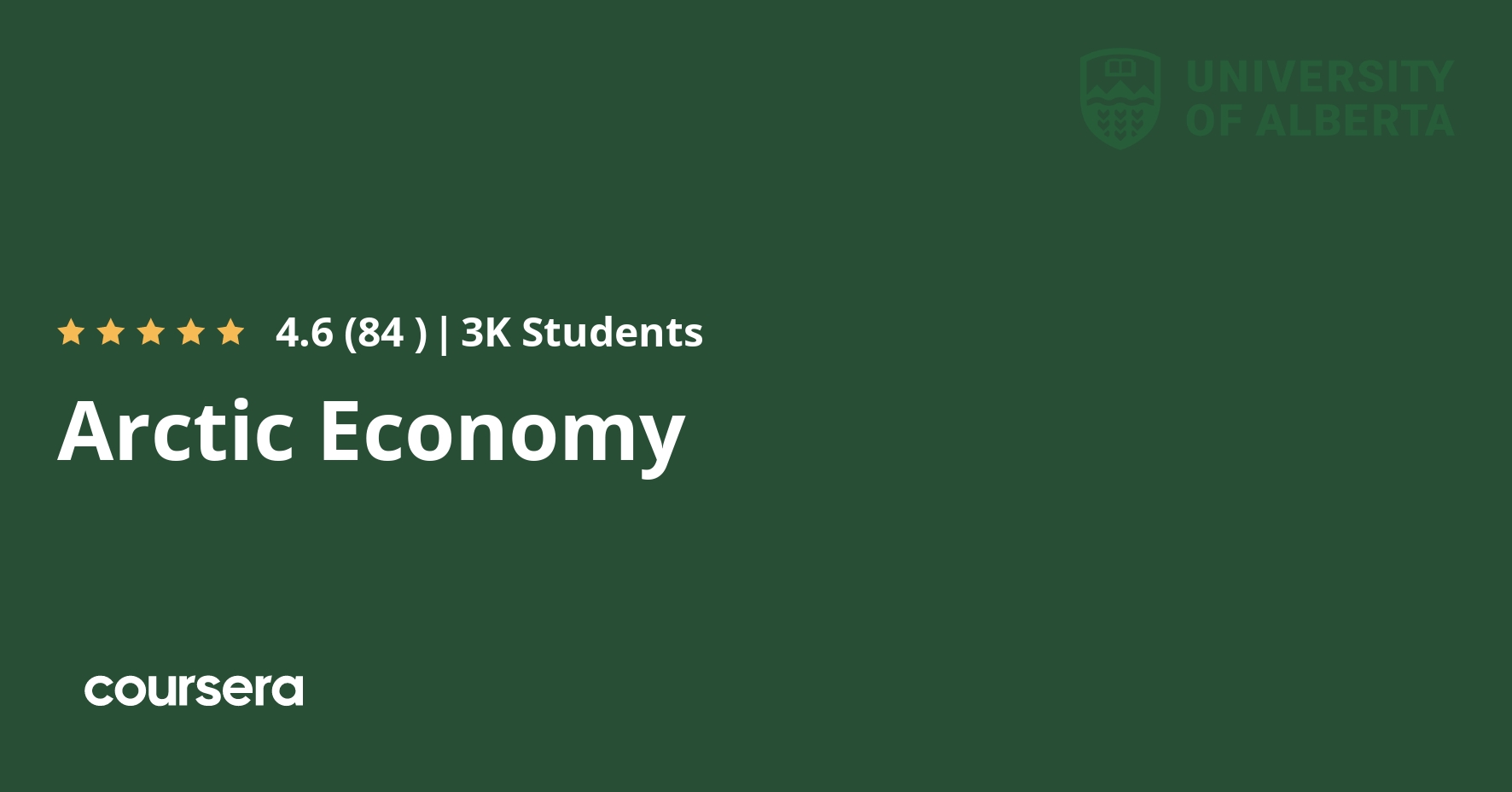 Arctic Economy | Coursera