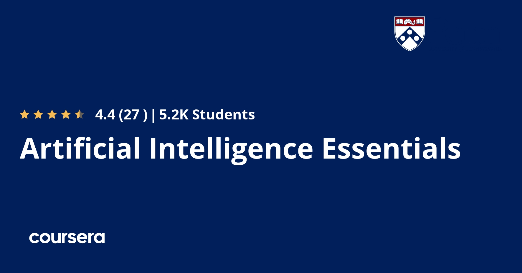 Artificial Intelligence Essentials | Coursera