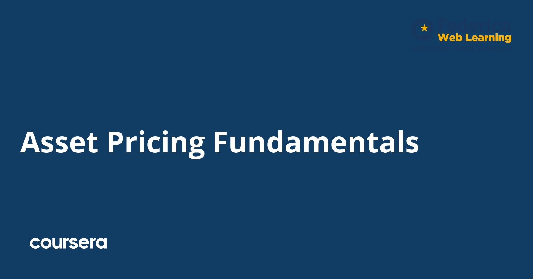 Asset Pricing Fundamentals | Coursera