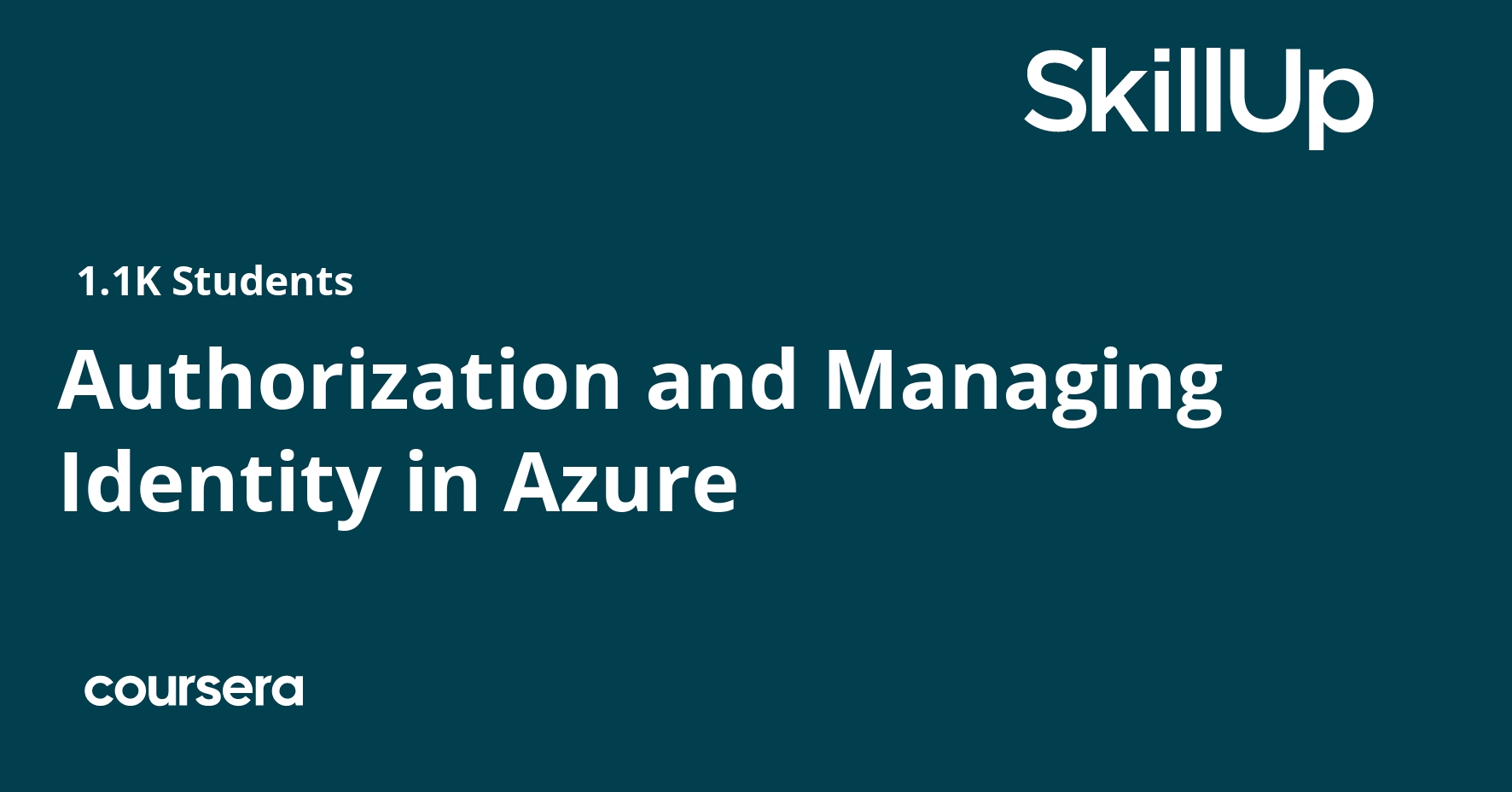 Authorization and Managing Identity in Azure | Coursera