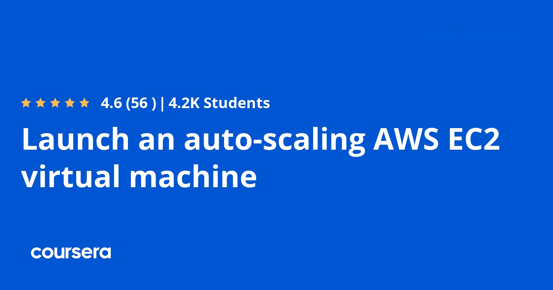 Launch an auto-scaling AWS EC2 virtual machine