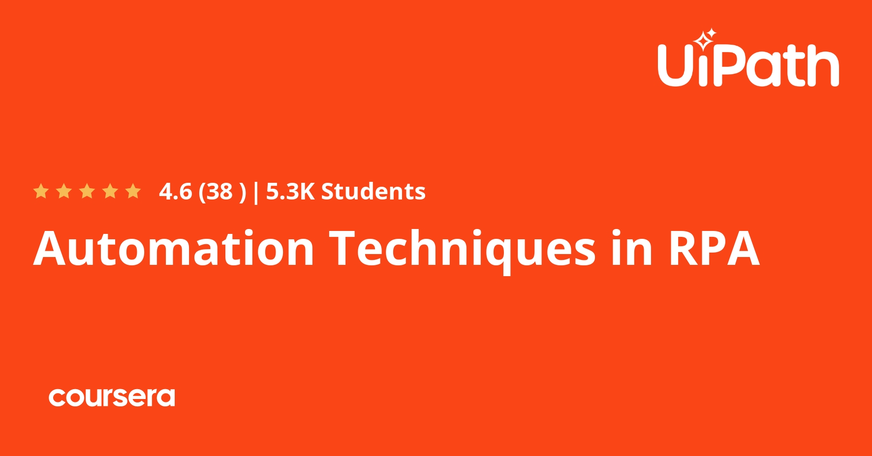 Automation Techniques in RPA | Coursera