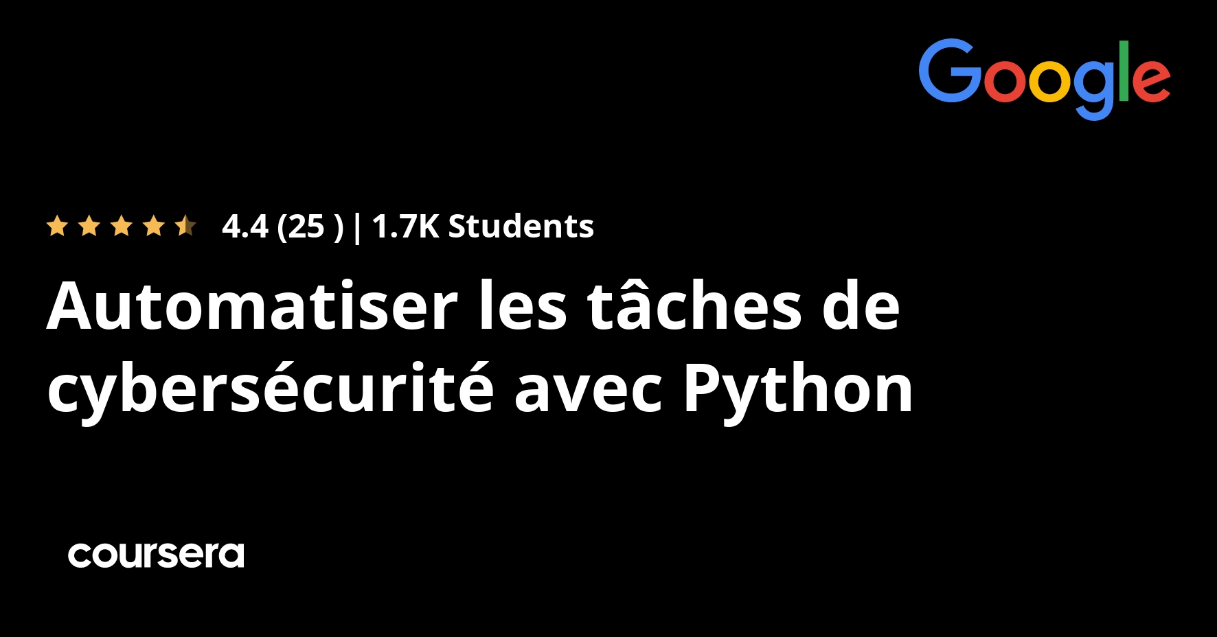 Automatiser les tâches de cybersécurité avec Python | Coursera