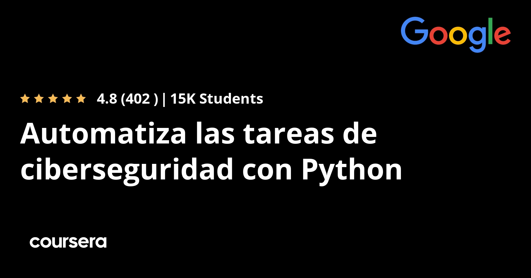 Automatiza las tareas de ciberseguridad con Python | Coursera