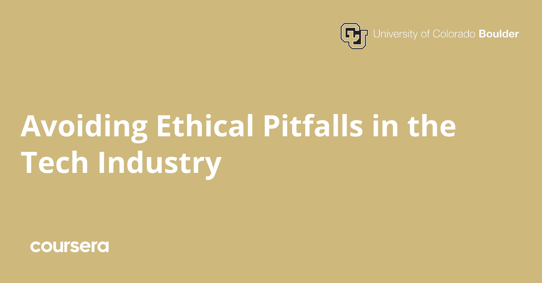 Avoiding Ethical Pitfalls in the Tech Industry | Coursera