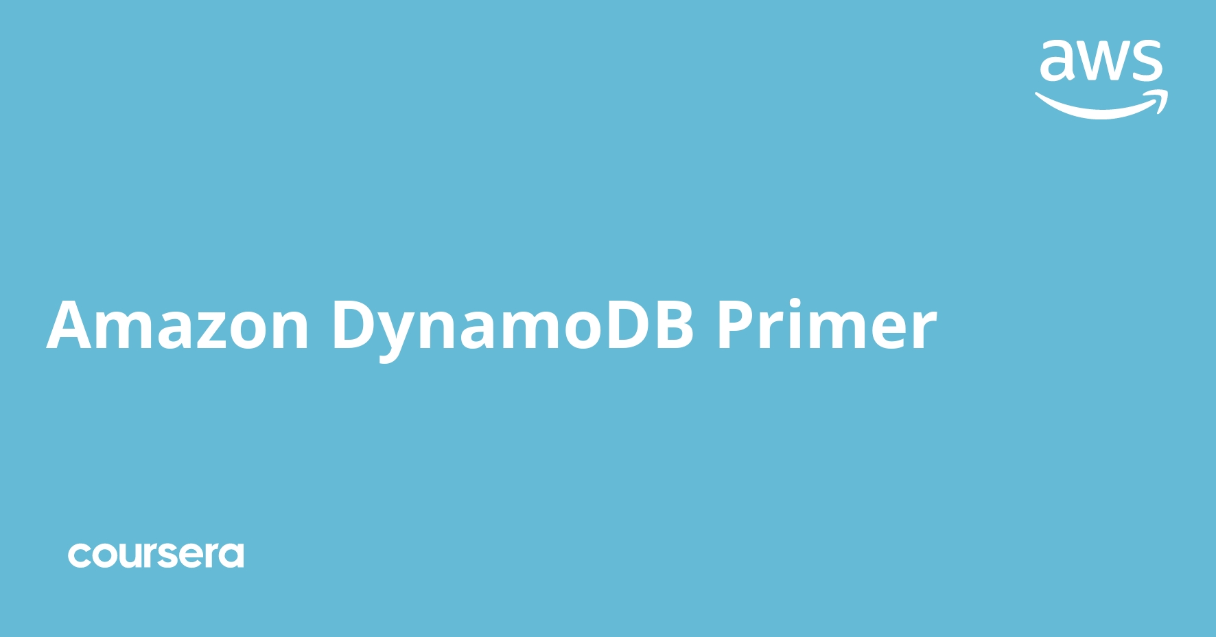 Amazon Dynamodb Primer Coursera