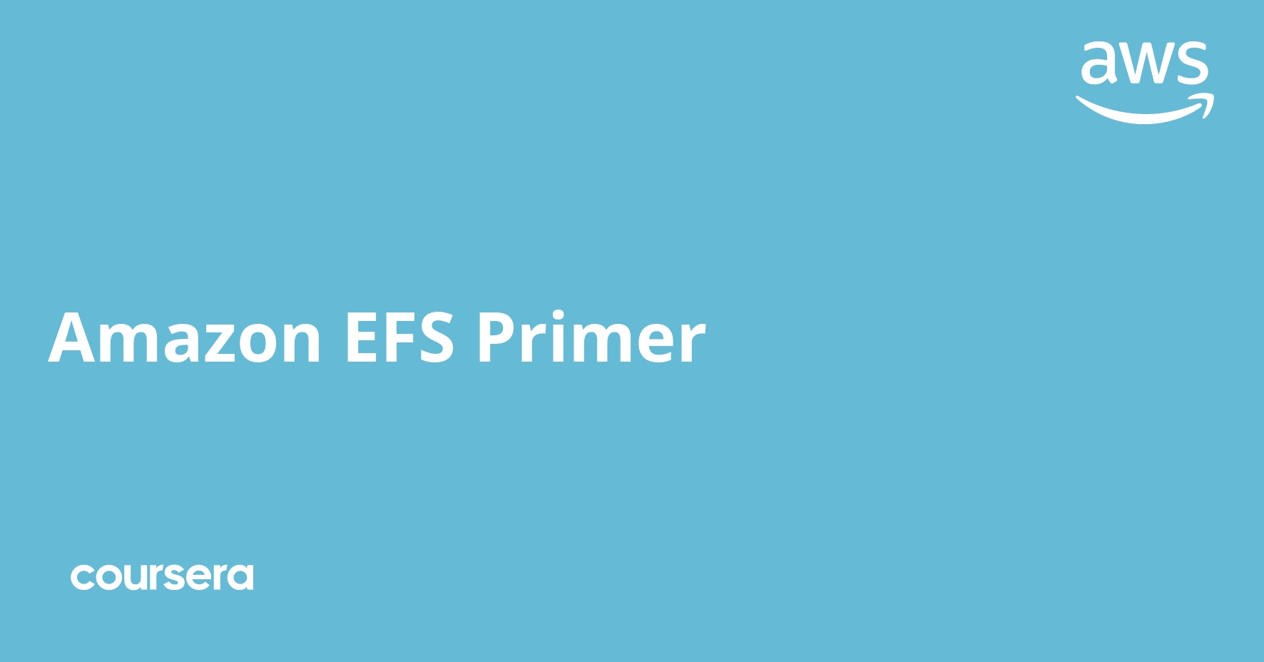 Amazon EFS Primer | Coursera