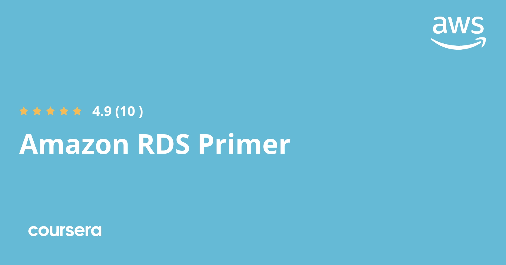 Amazon RDS Primer | Coursera