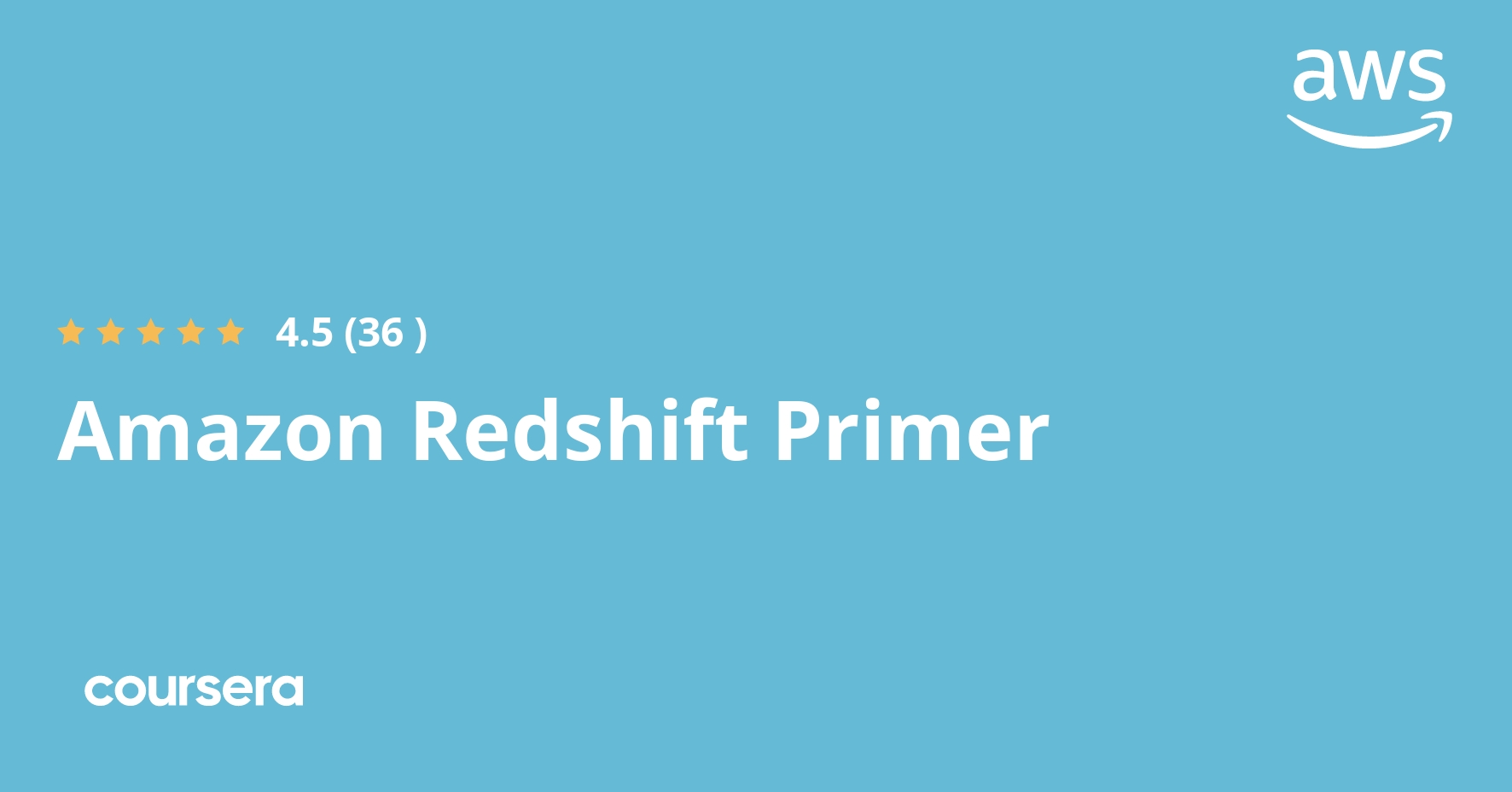 Amazon Redshift Primer | Coursera