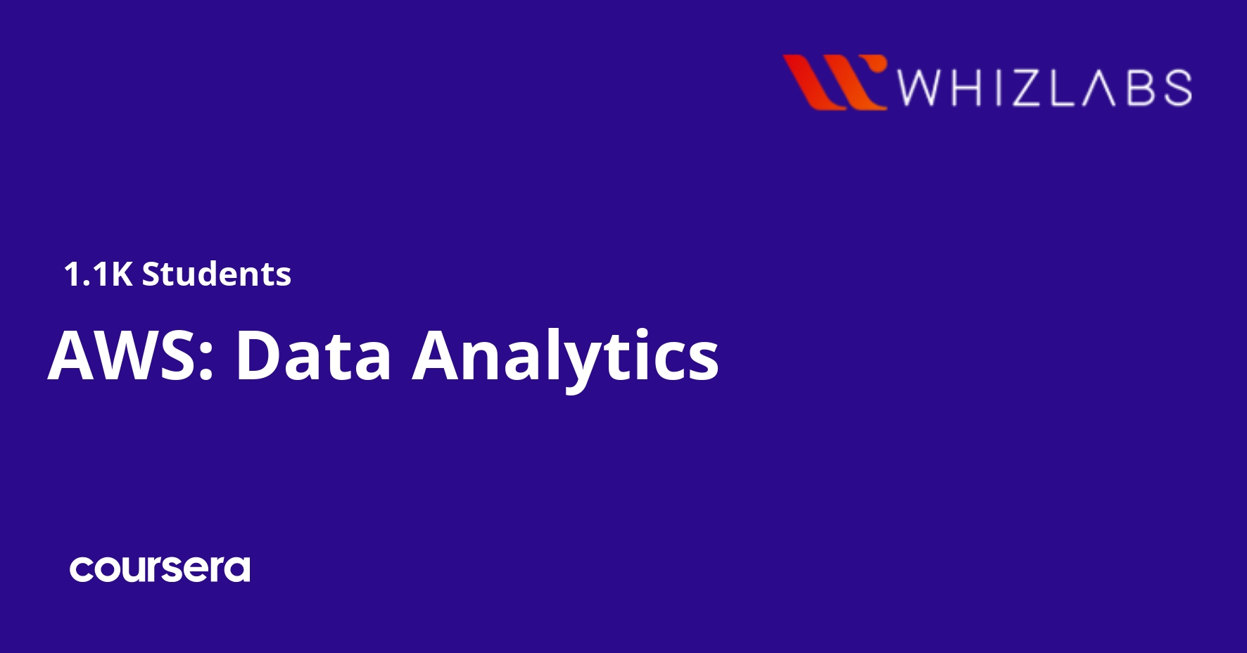 AWS: Data Analytics | Coursera