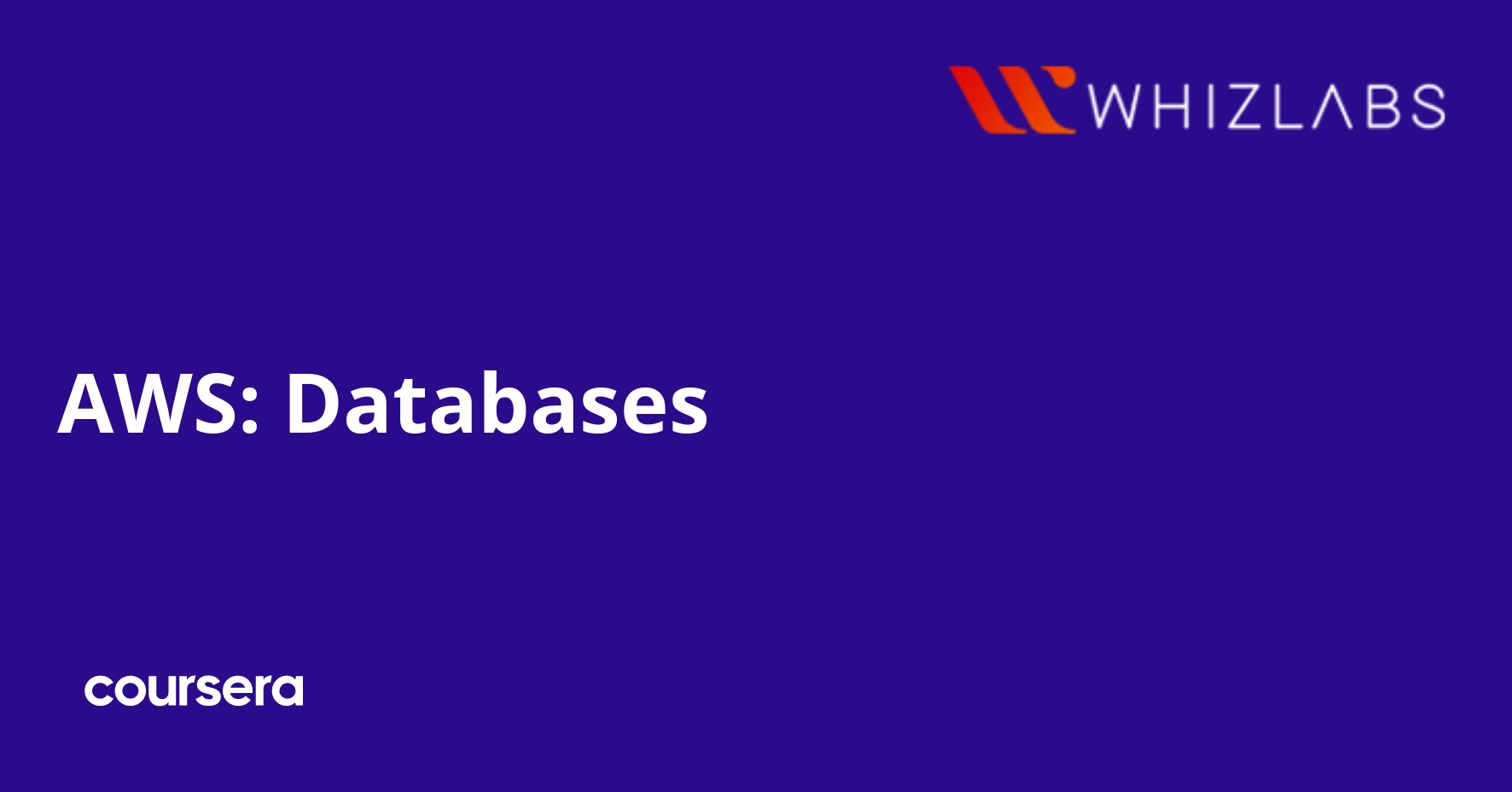AWS: Databases | Coursera