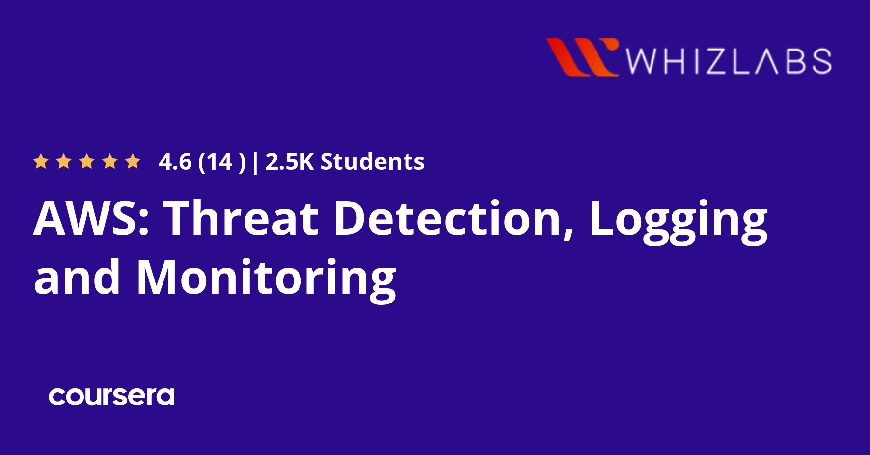 Aws Threat Detection Logging And Monitoring Coursera