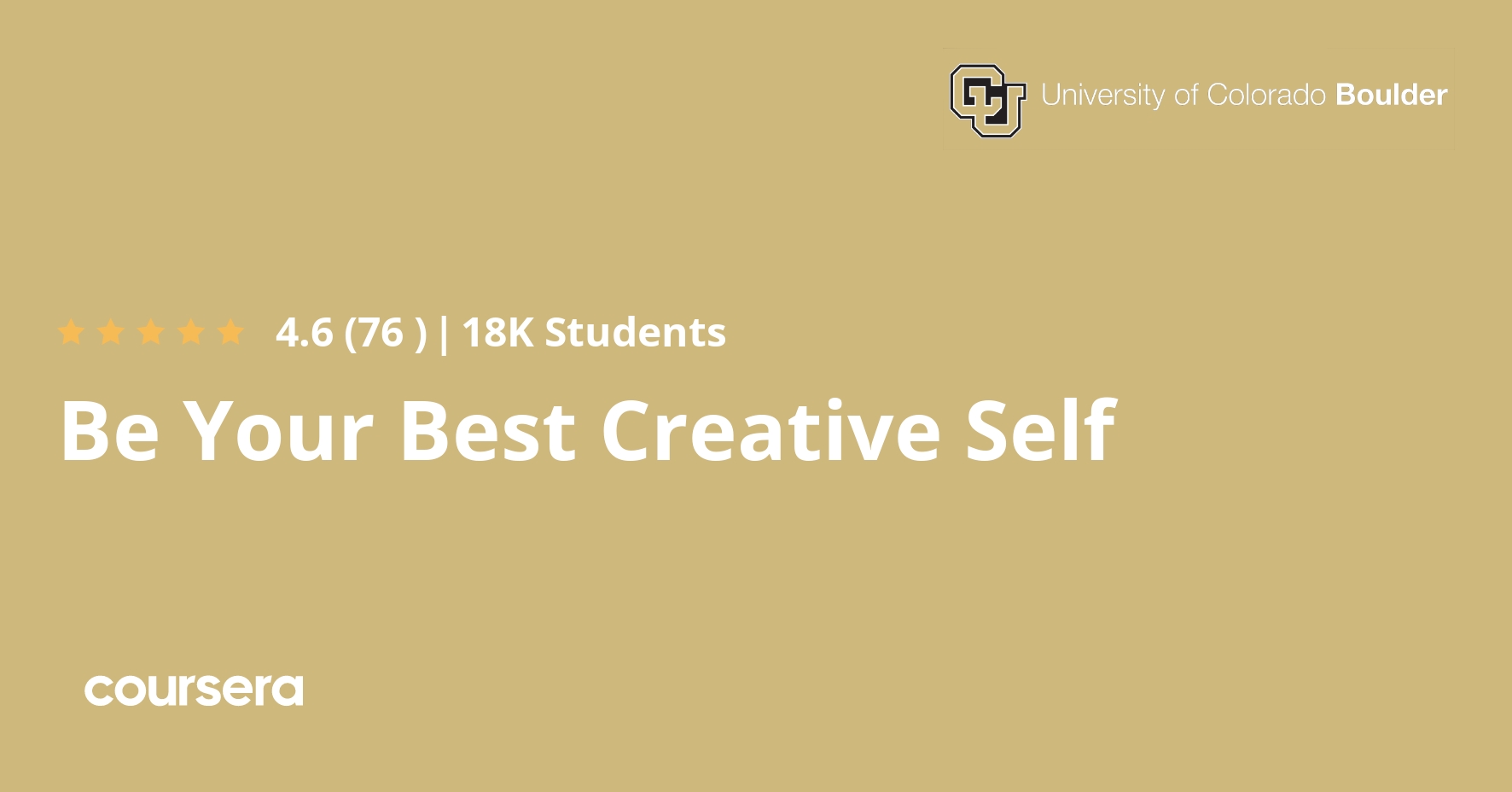 Be Your Best Creative Self | Coursera