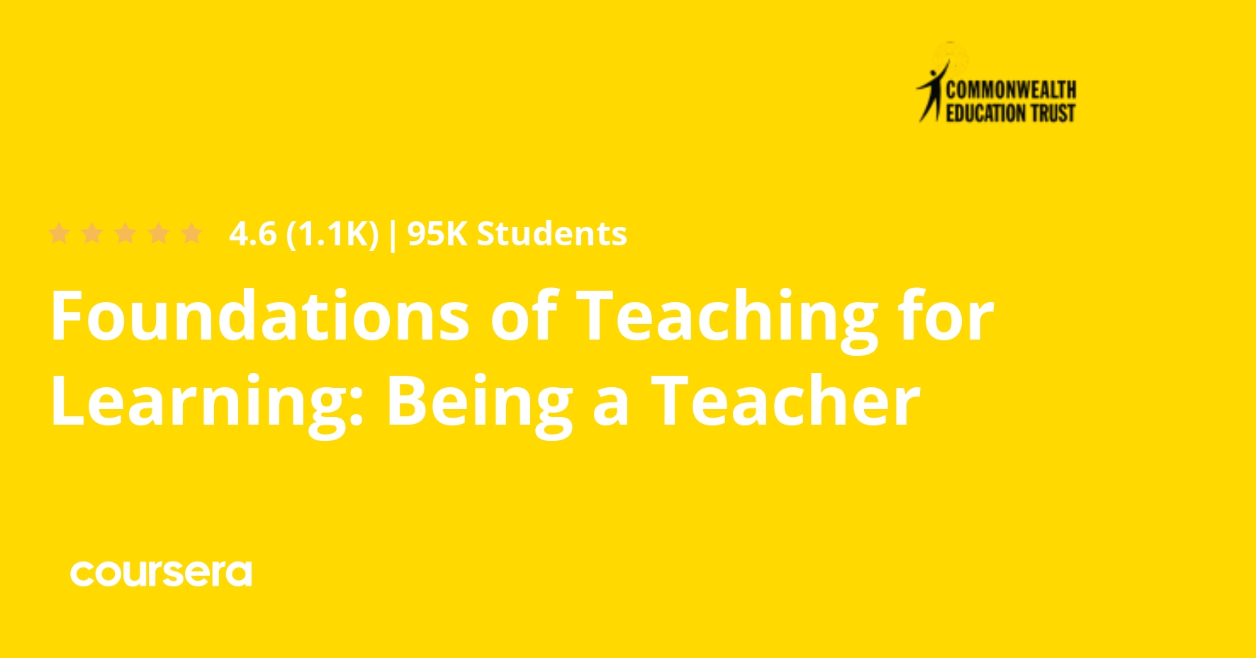 Foundations of Teaching for Learning: Being a Teacher | Coursera