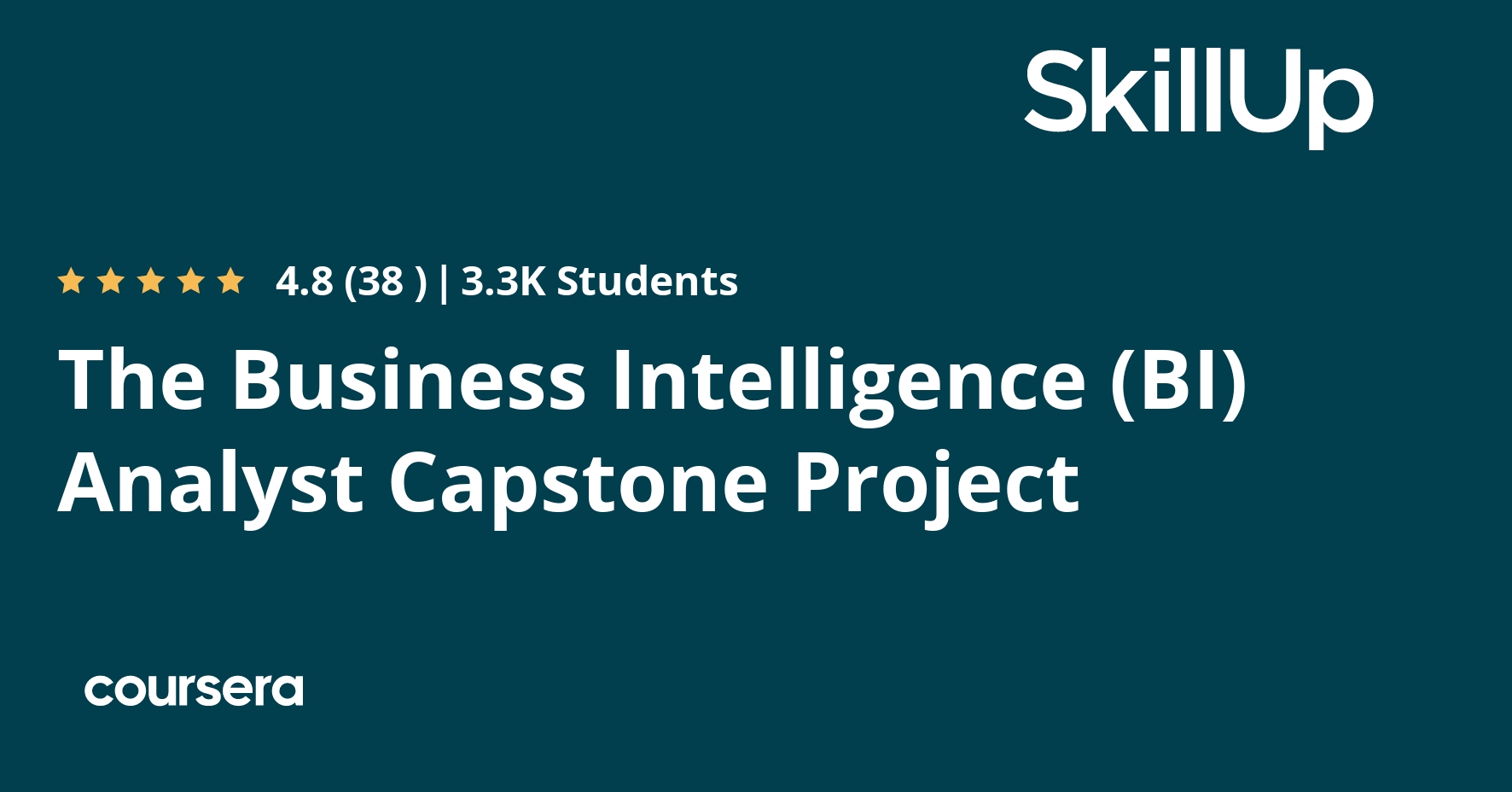 The Business Intelligence (BI) Analyst Capstone Project | Coursera