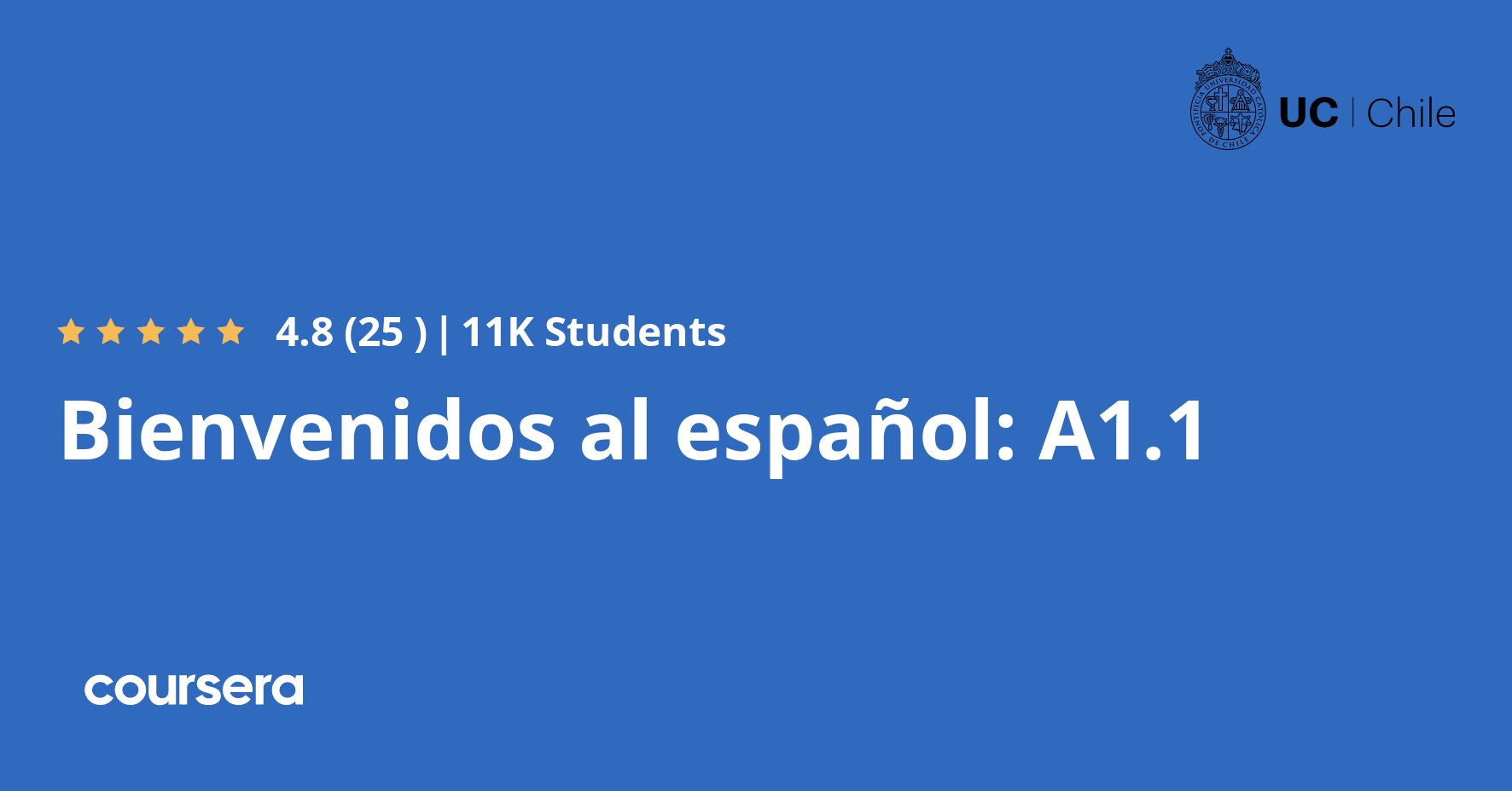 Bienvenidos al español: A1.1 | Coursera