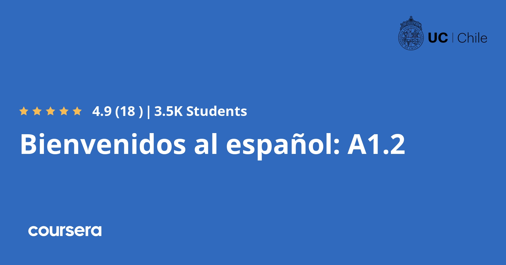 Bienvenidos al español: A1.2 | Coursera
