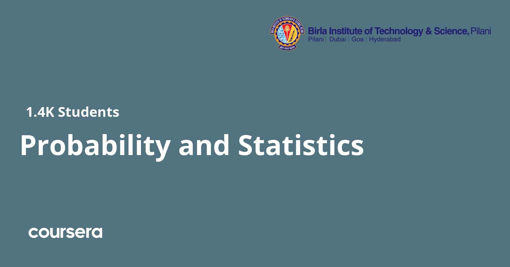 Probability and Statistics | Coursera