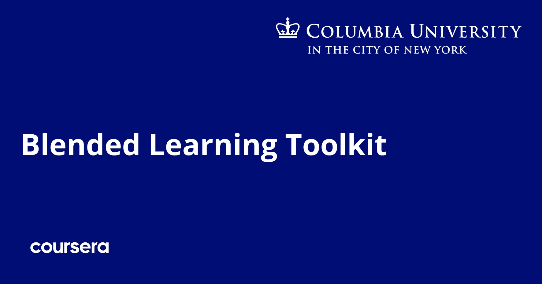 Blended Learning Toolkit | Coursera