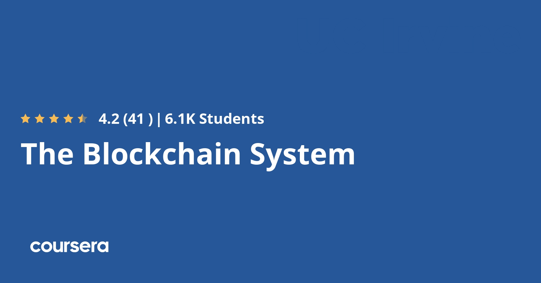 The Blockchain System | Coursera
