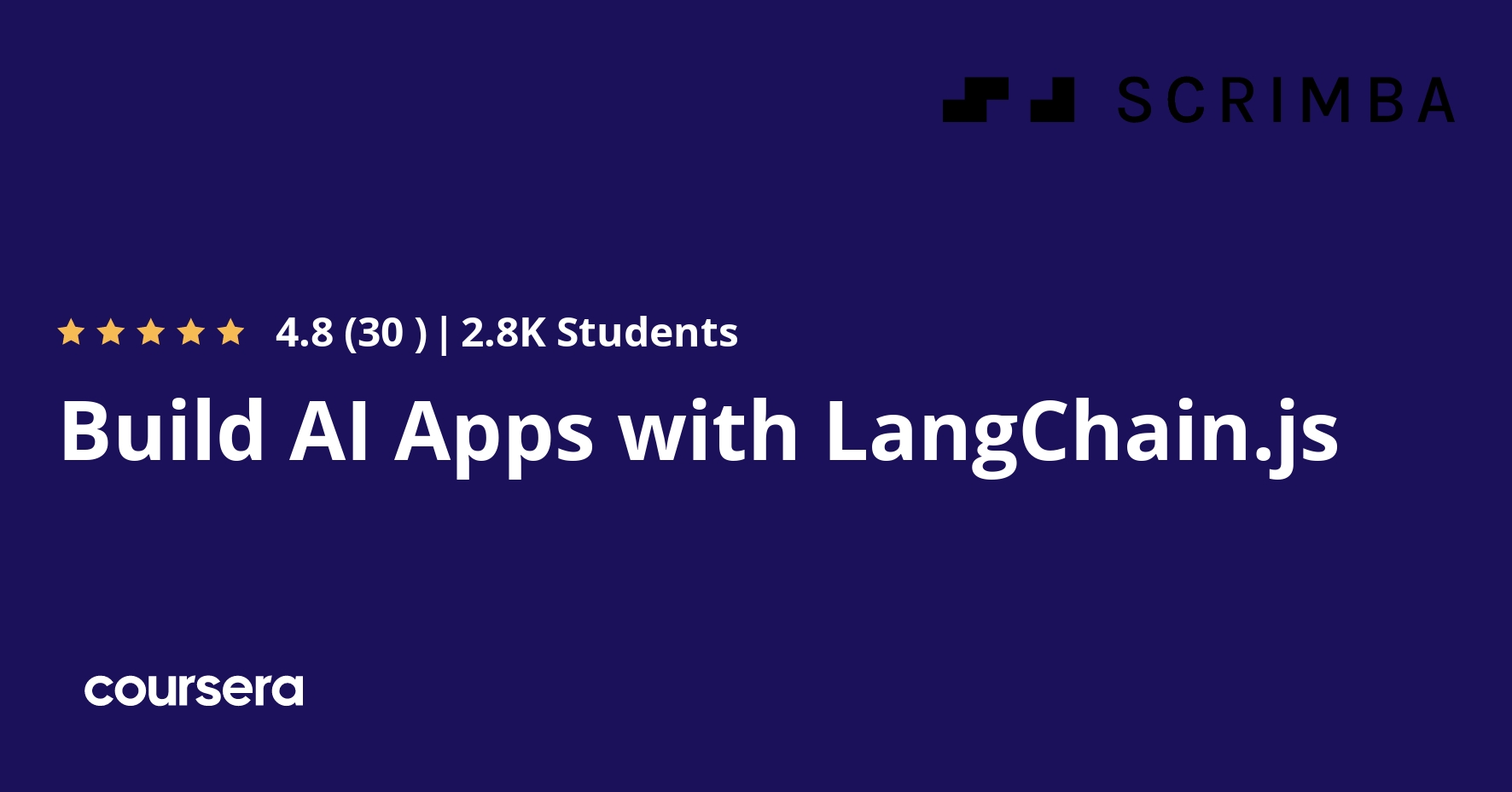 Build AI Apps with LangChain.js | Coursera