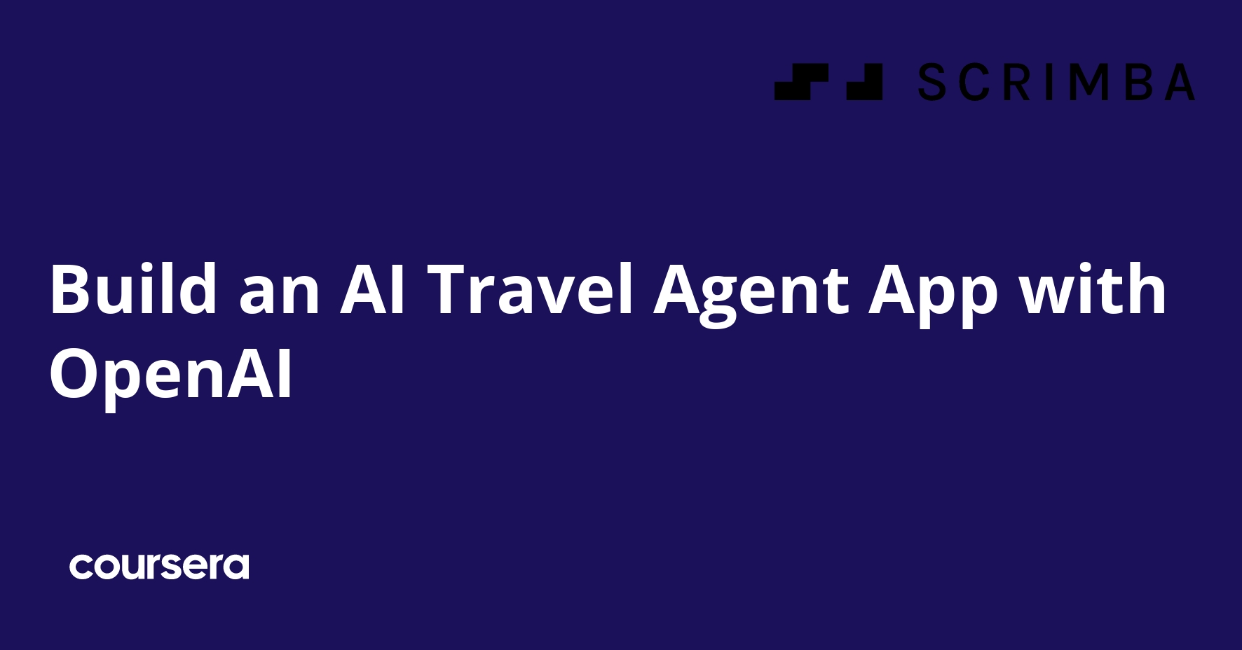 Build an AI Travel Agent App with OpenAI Build an AI Travel Agent App with OpenAI