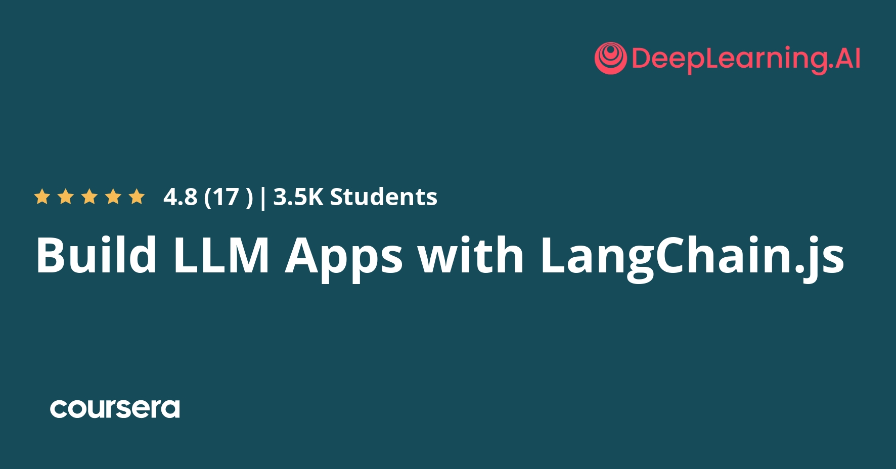 Build LLM Apps with LangChain.js