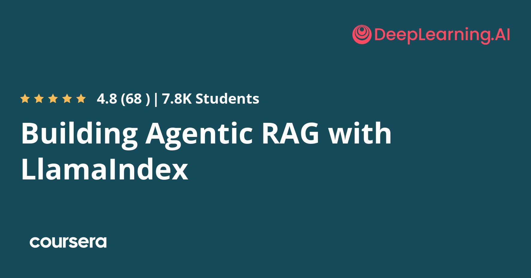 Building Agentic RAG with LlamaIndex (Short Course) | Coursera