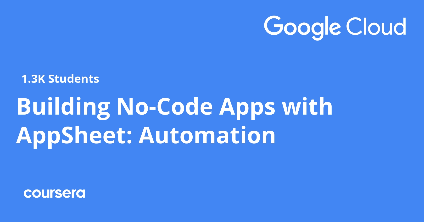 Building No-Code Apps with AppSheet: Automation | Coursera