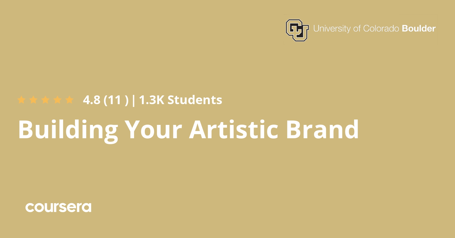 Building Your Artistic Brand | Coursera