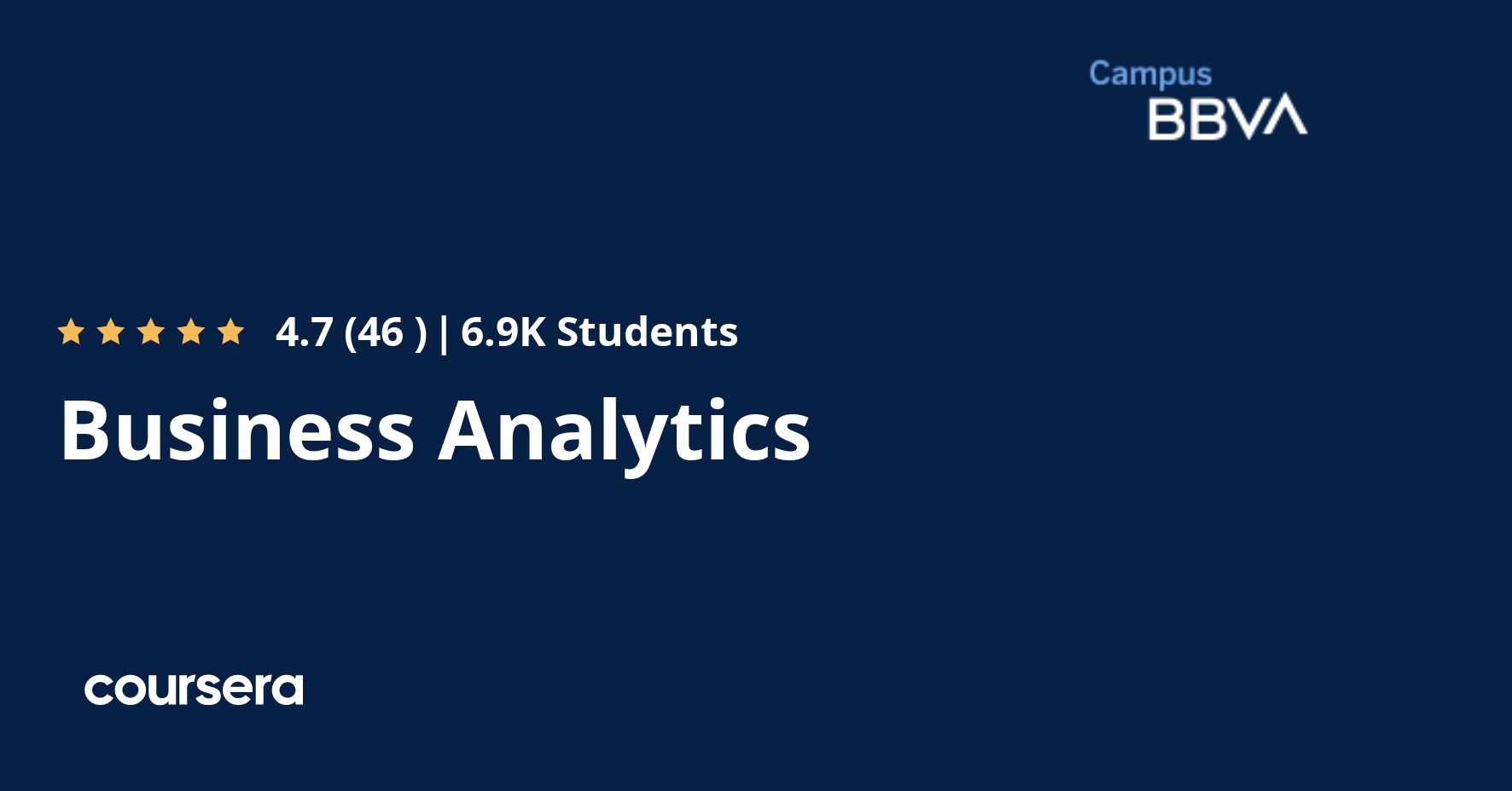 Business Analytics | Coursera