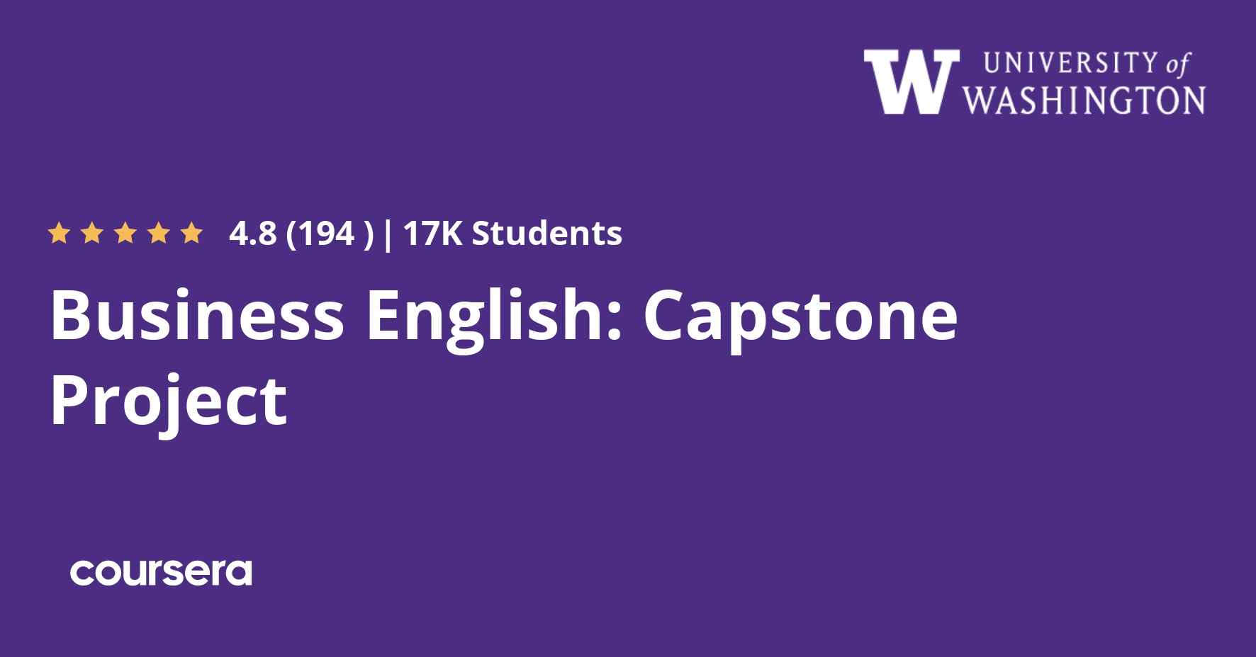 Business English Capstone Project Coursera Business English Capstone Project Coursera