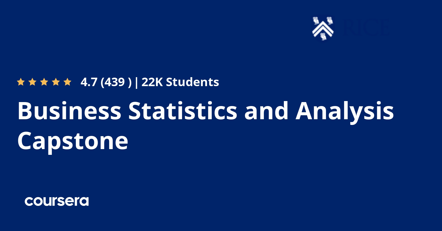 Business Statistics And Analysis Capstone Coursera