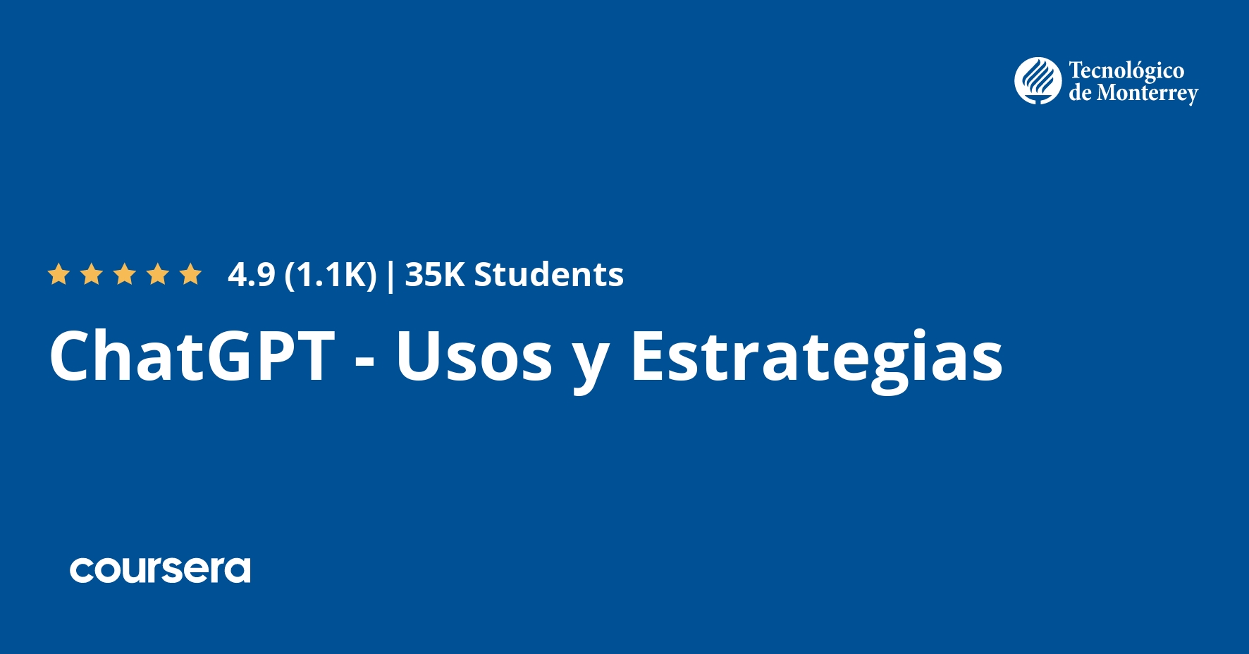 ChatGPT - Usos y Estrategias | Coursera