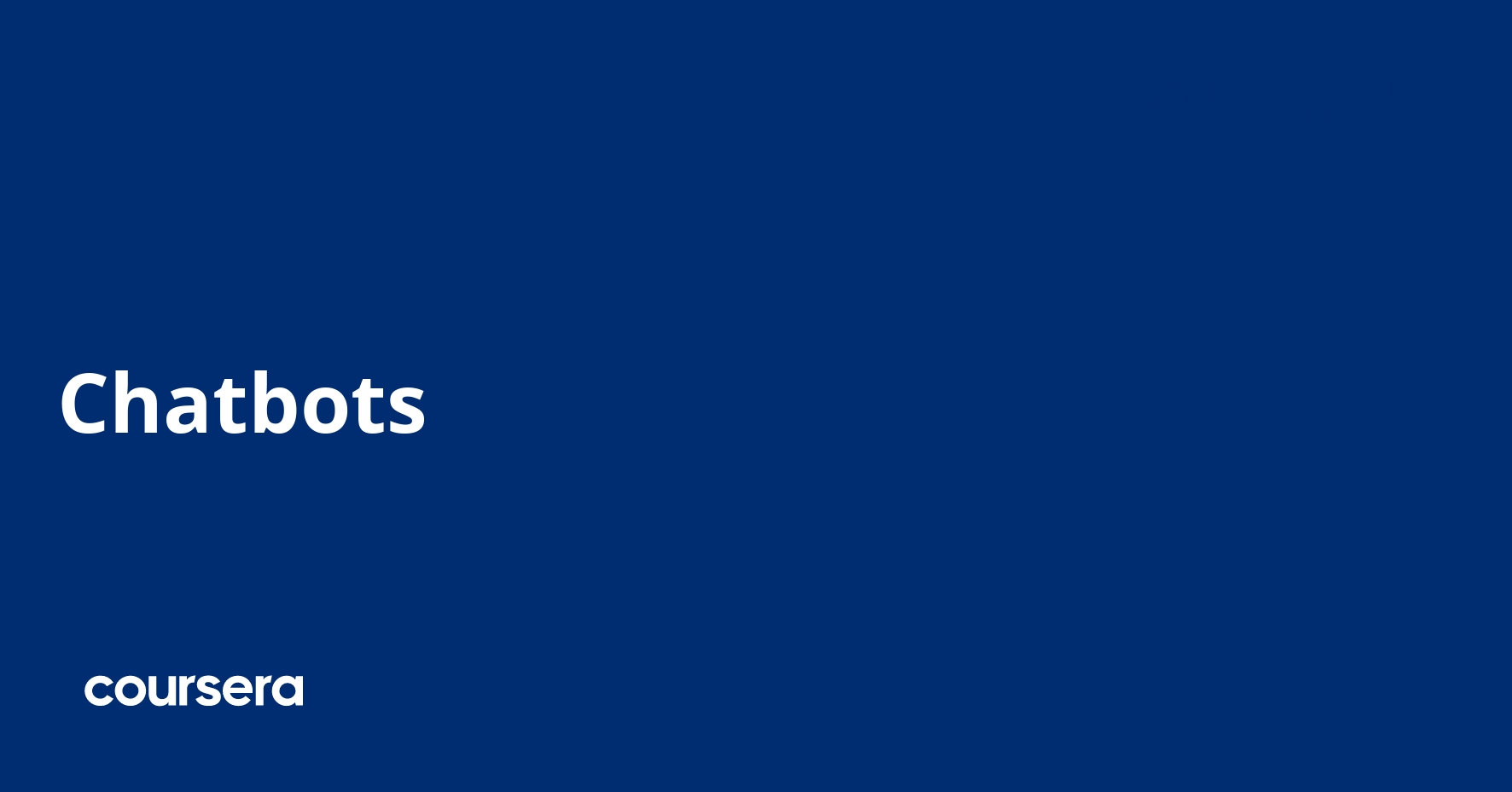 Chatbots | Coursera