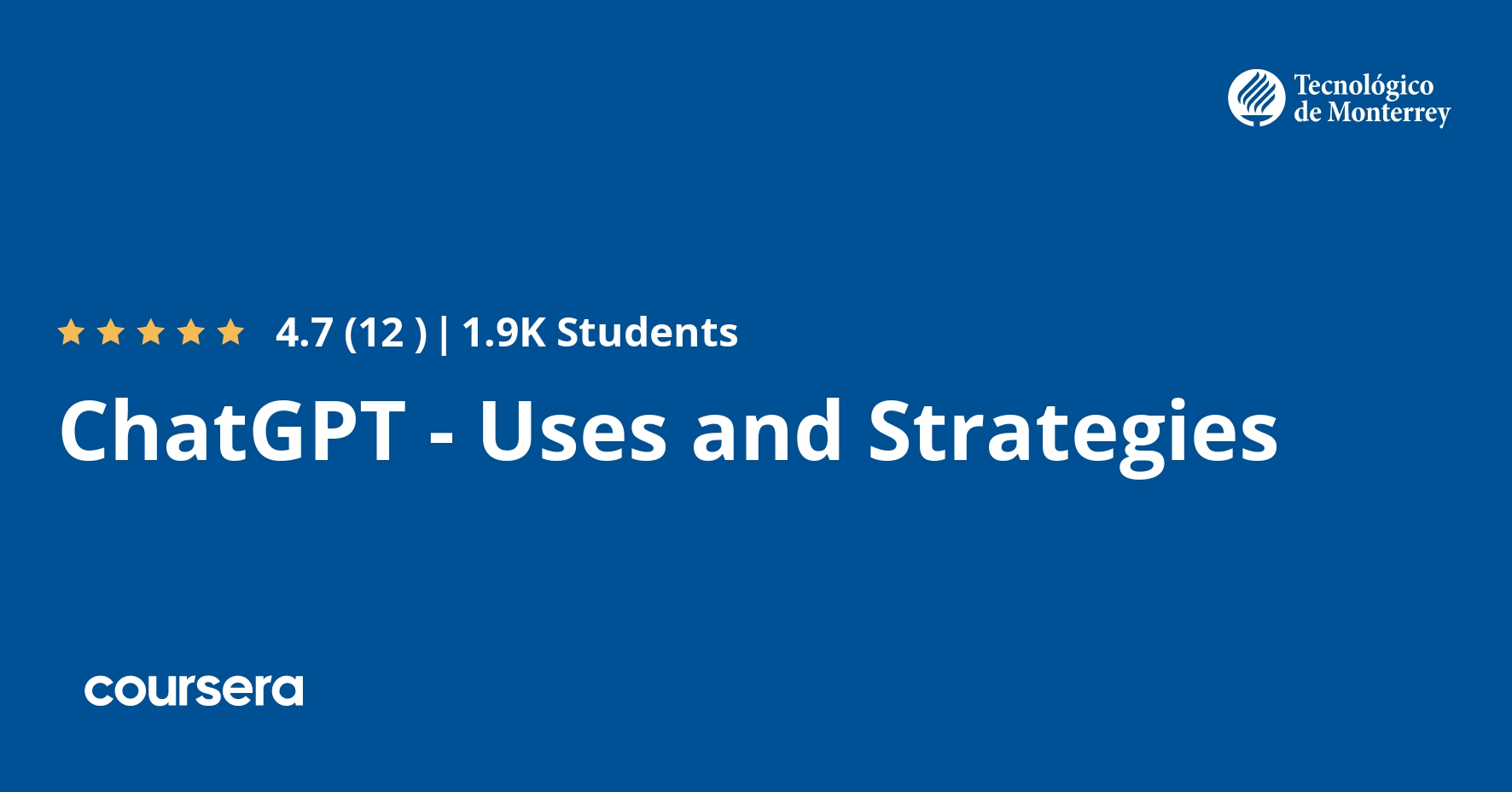 ChatGPT - Uses and Strategies | Coursera