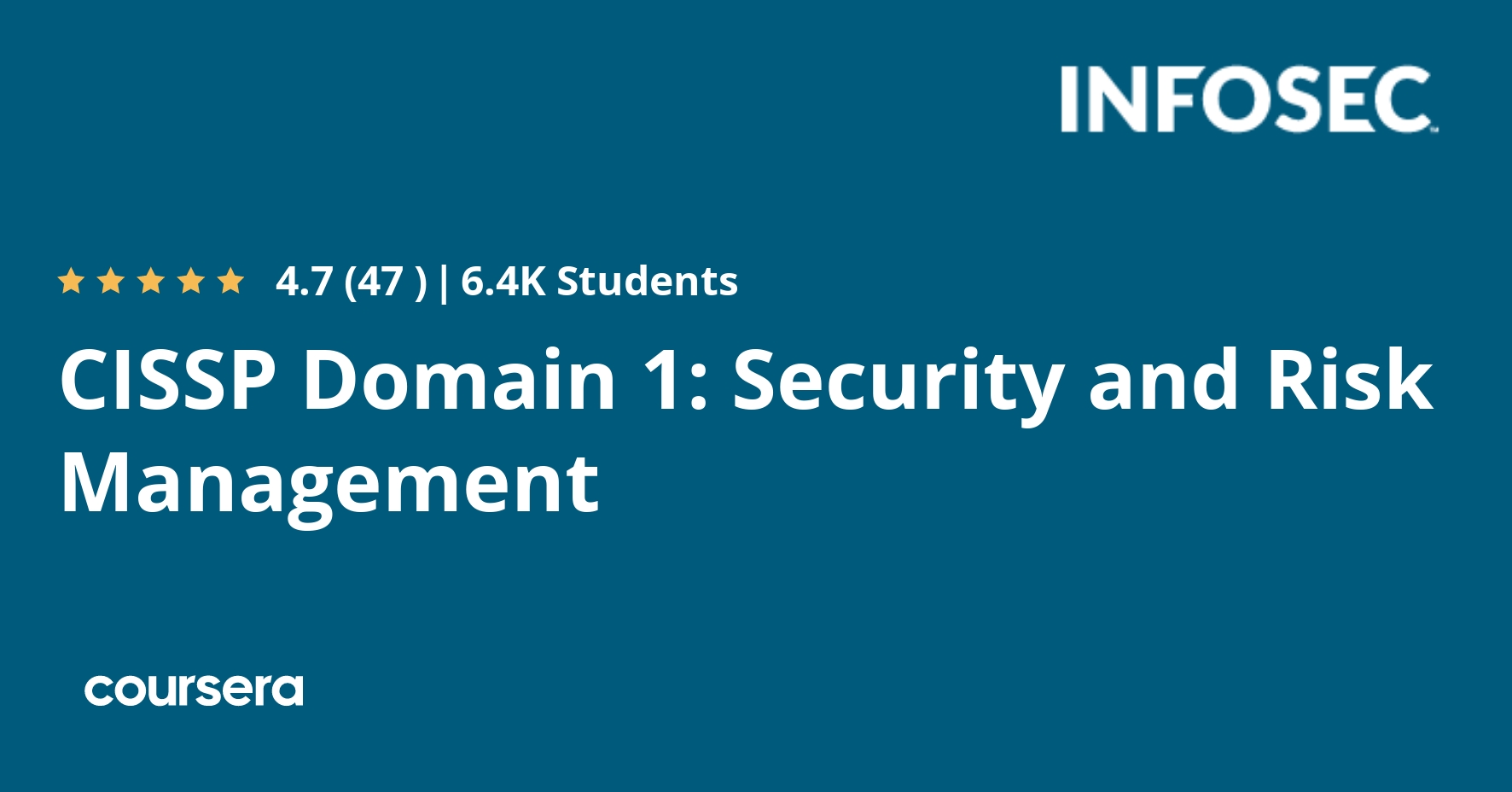 CISSP Domain 1: Security and Risk Management | Coursera