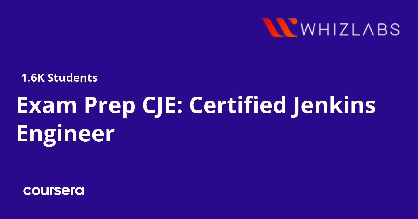 Exam Prep CJE: Certified Jenkins Engineer | Coursera