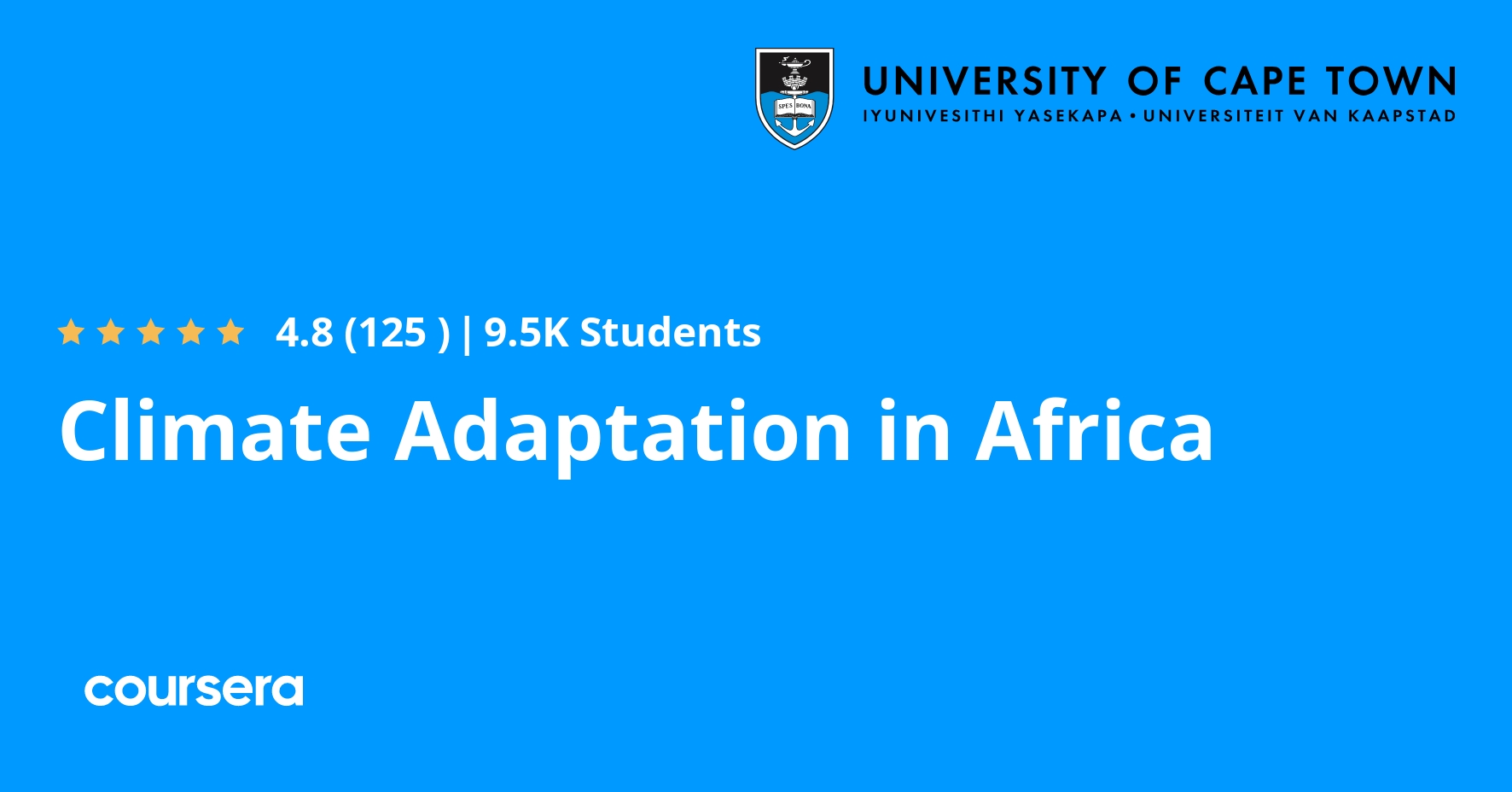 Climate Adaptation in Africa | Coursera