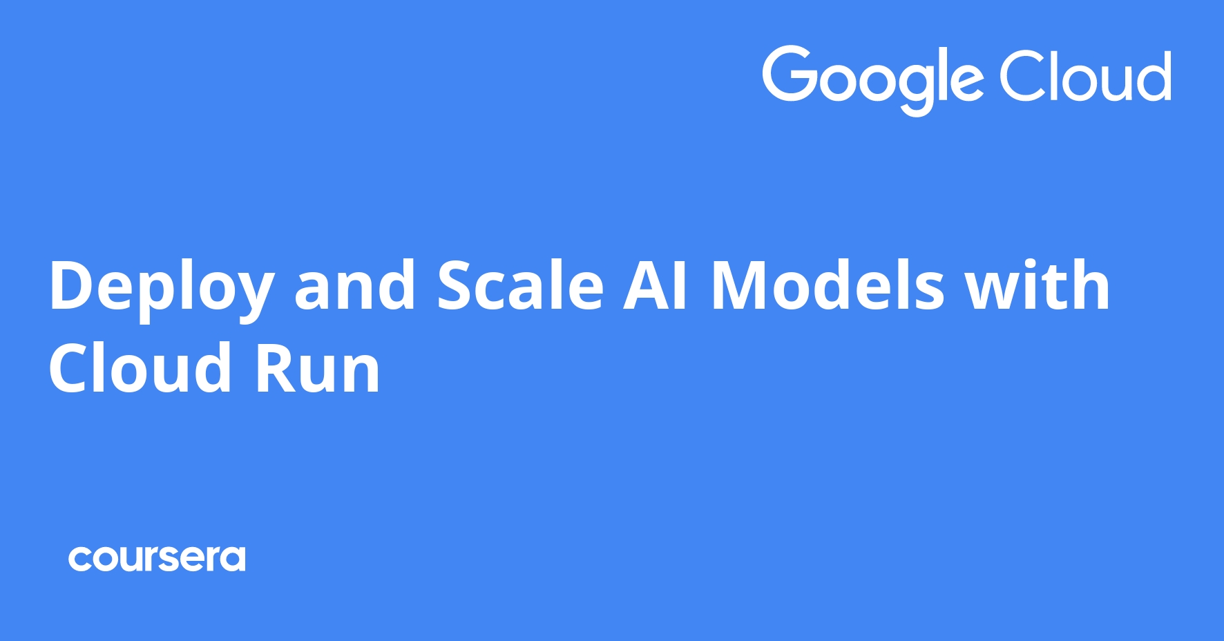 Cloud Run for AI Inference | Coursera