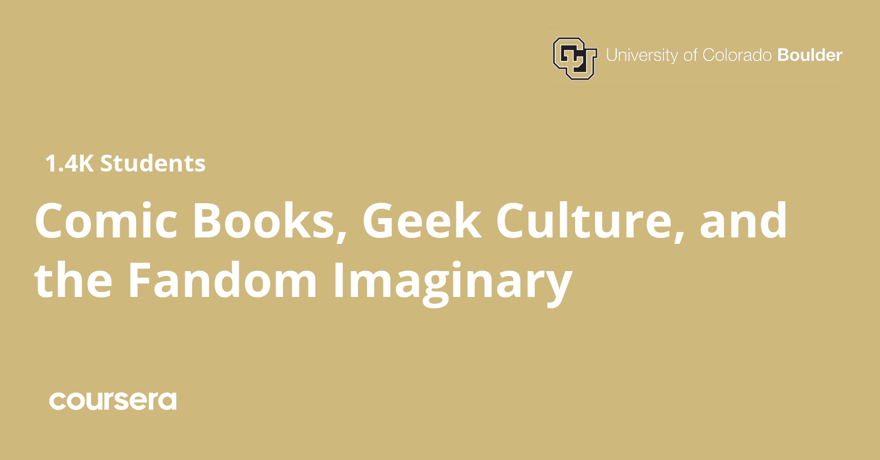 Comic Books, Geek Culture, and the Fandom Imaginary | Coursera