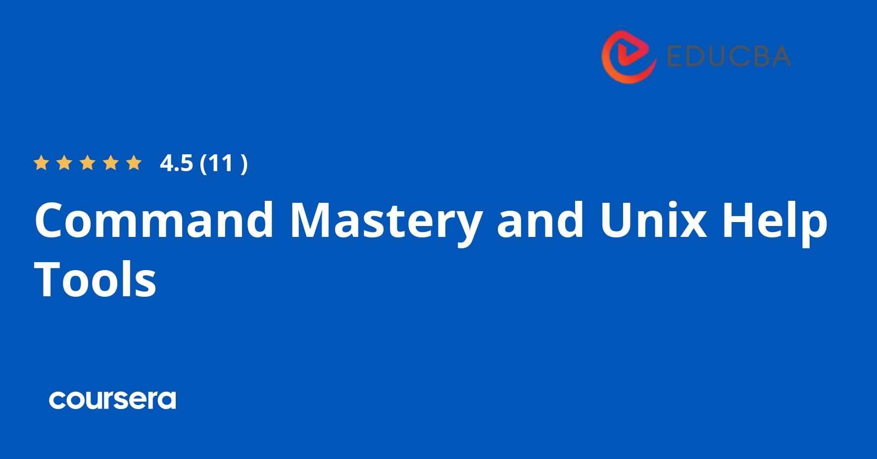 Command Mastery and Unix Help Tools | Coursera