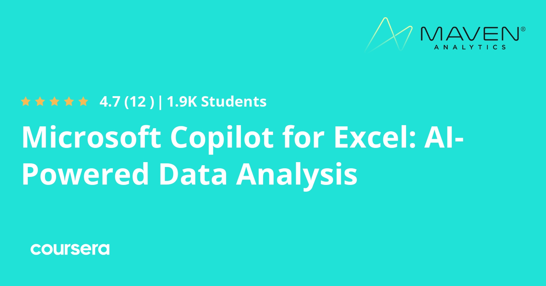 Microsoft Copilot for Excel: AI-Powered Data Analysis | Coursera