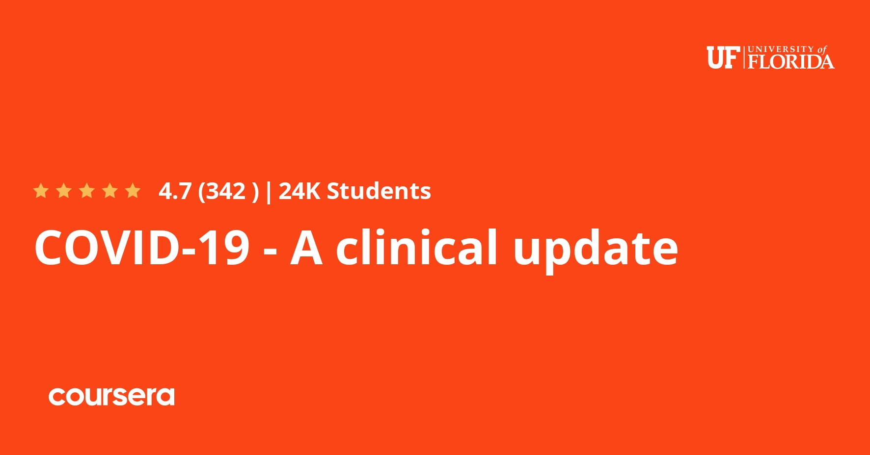 COVID-19 - A clinical update | Coursera