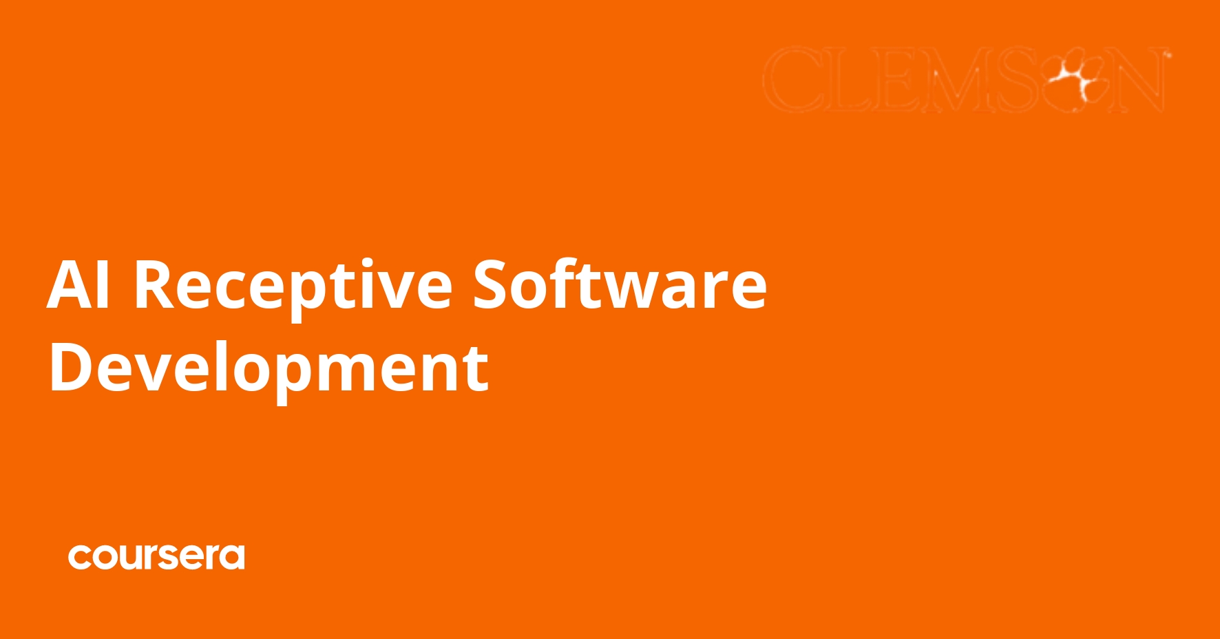AI Receptive Software Development | Coursera