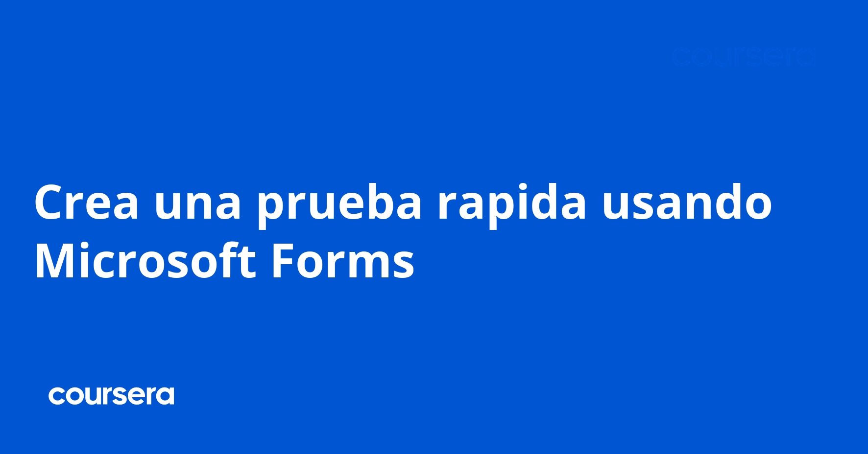 Crea una prueba rapida usando Microsoft Forms