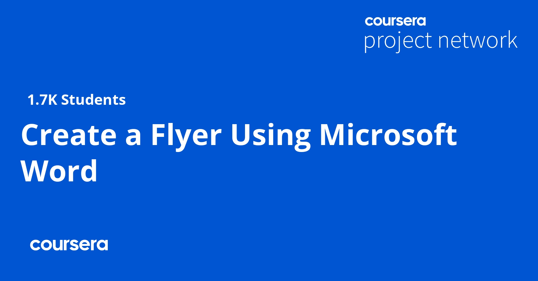 Create A Flyer Using Microsoft Word