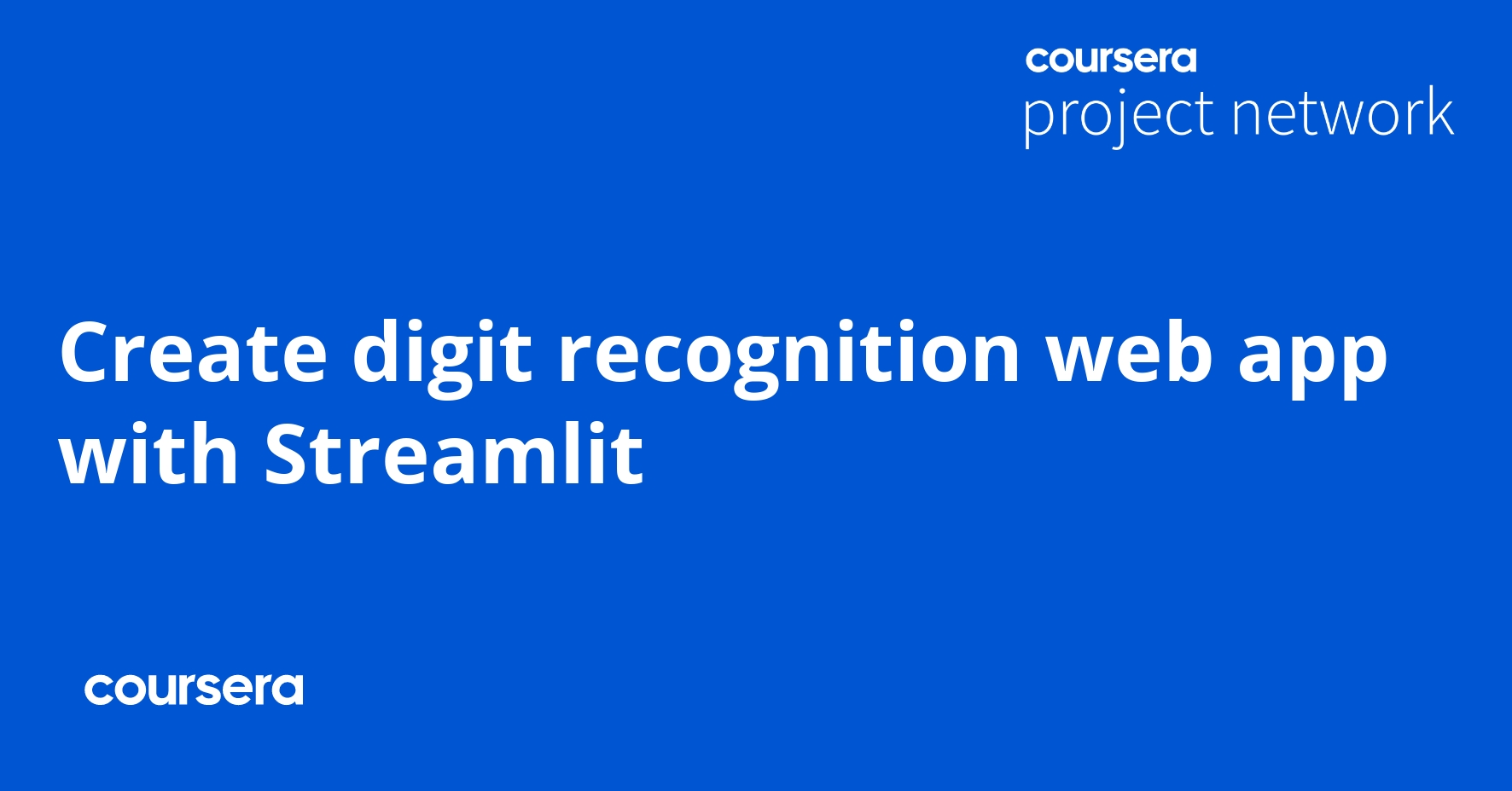 Create Digit Recognition Web App With Streamlit